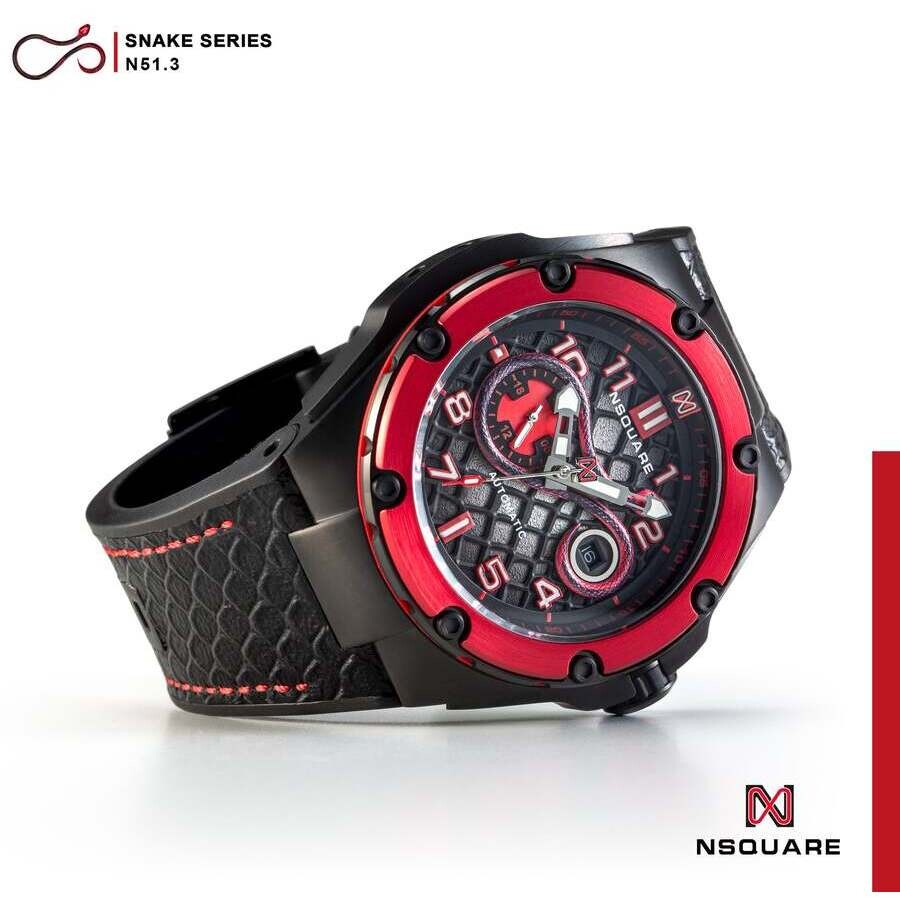 Nsquare Snake Special Automatic Black Dial Men's Watch G0473-N51.3 ...