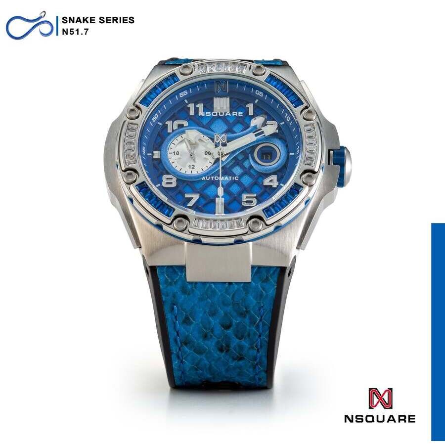 Nsquare Snake Special Automatic Blue Dial Men's Watch G0473-N51.7 ...