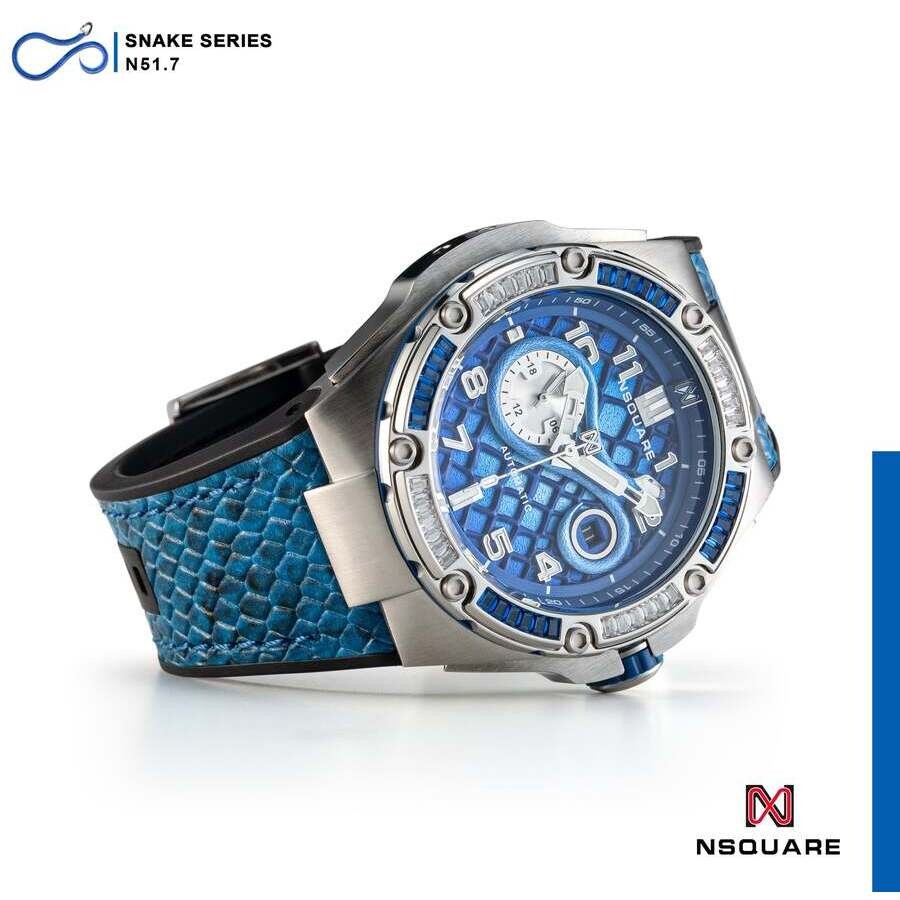 Nsquare Snake Special Automatic Blue Dial Men's Watch G0473-N51.7 ...