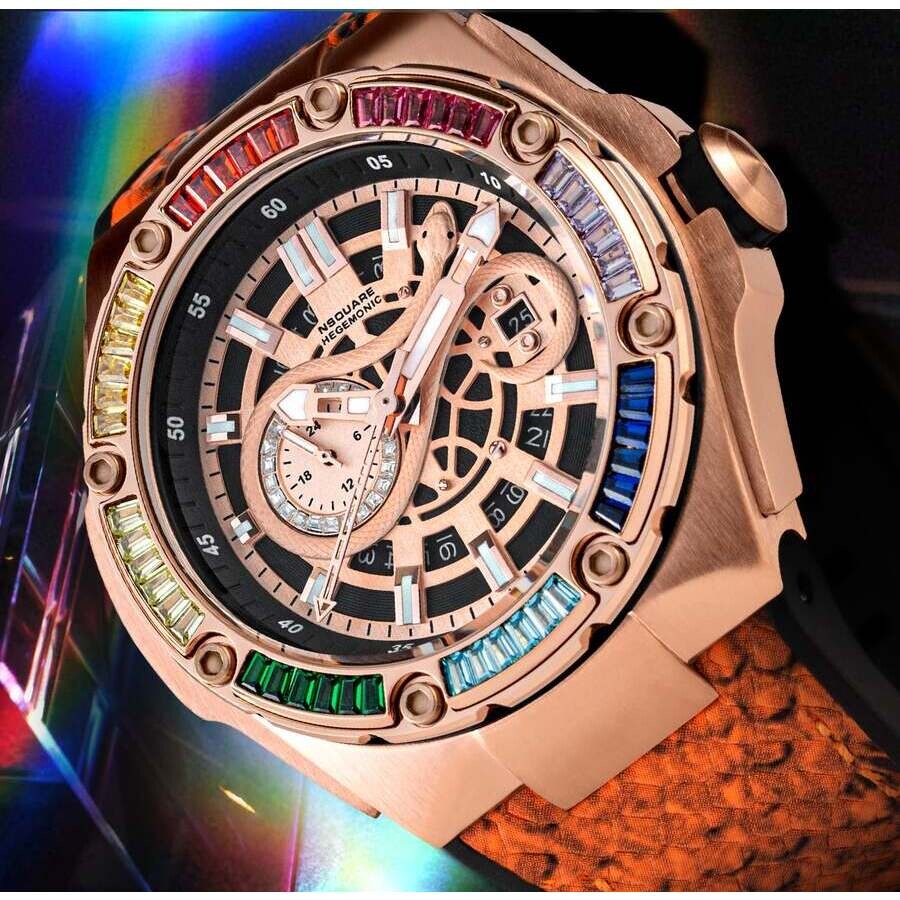 Nsquare Snake Special Automatic Rose Gold Dial Men's Watch G0473-N51.9 ...