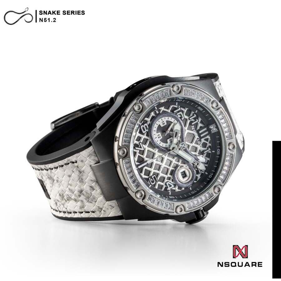 Nsquare Snake Special Automatic White Dial Men's Watch G0473-N51.2 ...