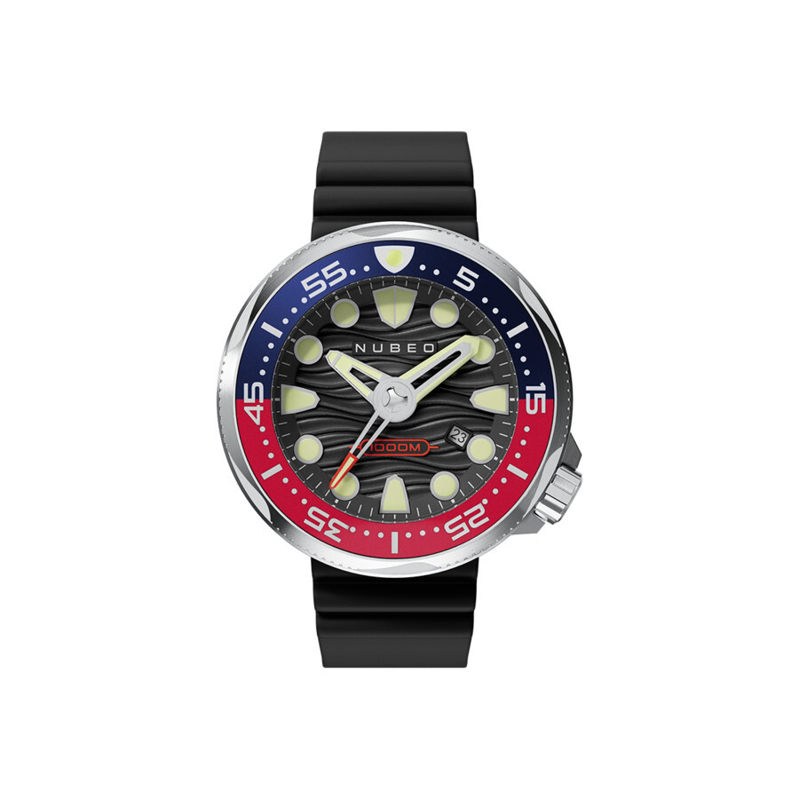 Nubeo Ventana Automatic Black Dial Men's Watch NB-6046-0D 194595053579 ...