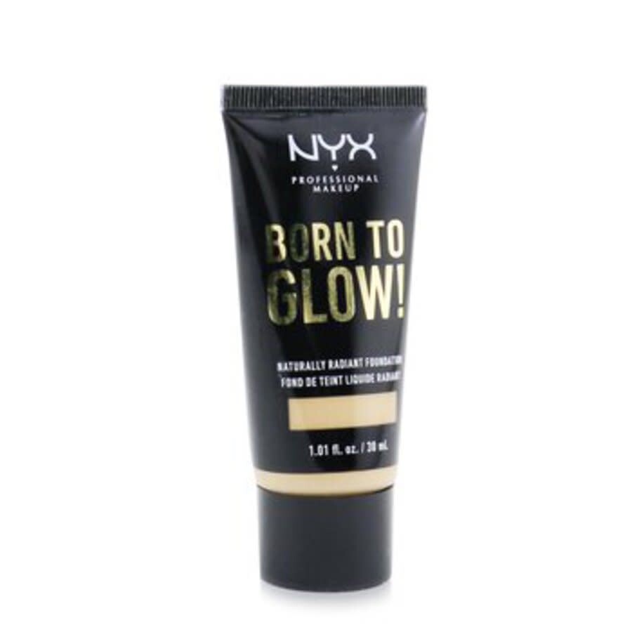 Nyx Ladies Born To Glow! Naturally Radiant Foundation 1.01 oz # Medium ...