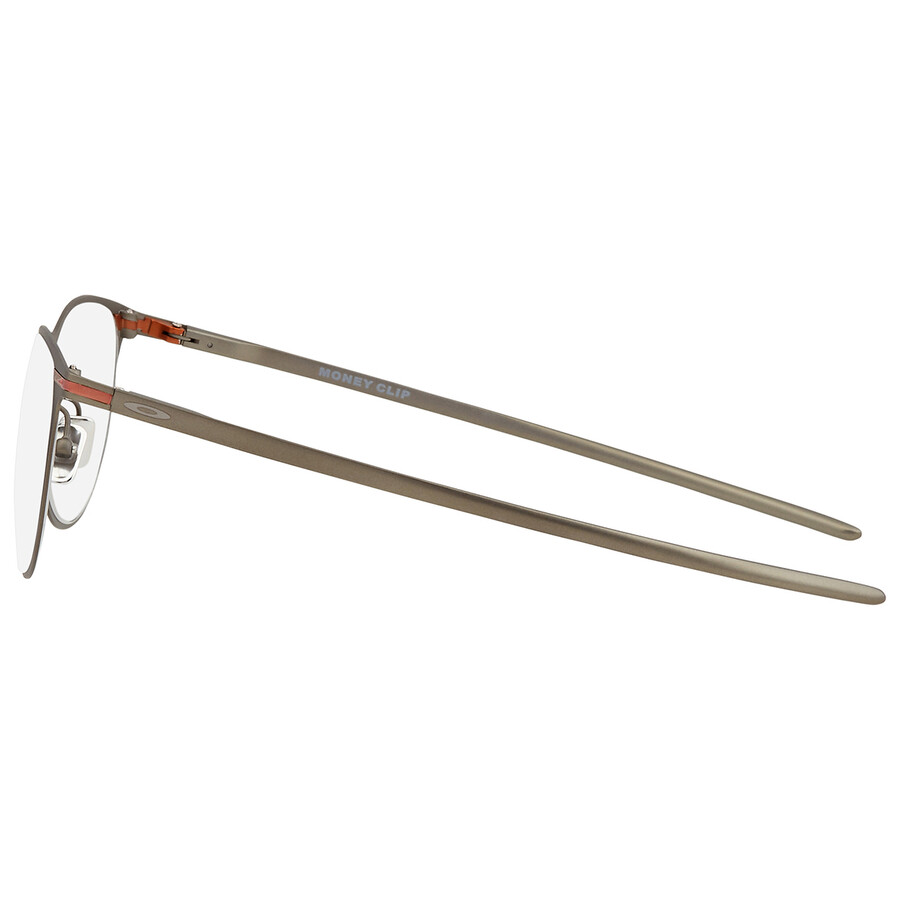 Oakley Money Clip Demo Round Titanium Men's Eyeglasses OX5145 514504 50 ...
