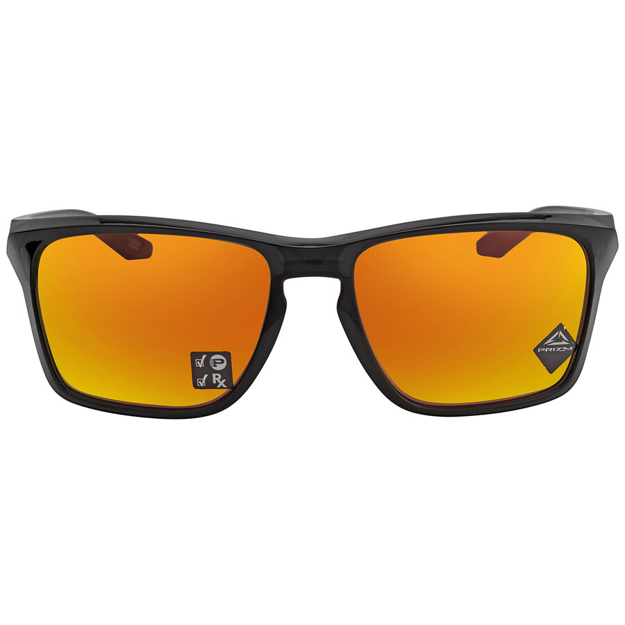 Oakley Sylas Polarized Prizm Ruby/Yellow Red Rectangular Men's Sunglasses OO9448 944805 57 ...