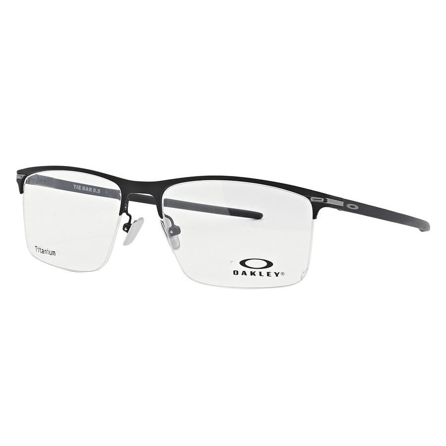 Oakley Tie Bar Demo Rectangular Titanium Men's Eyeglasses OX5140 514005 ...