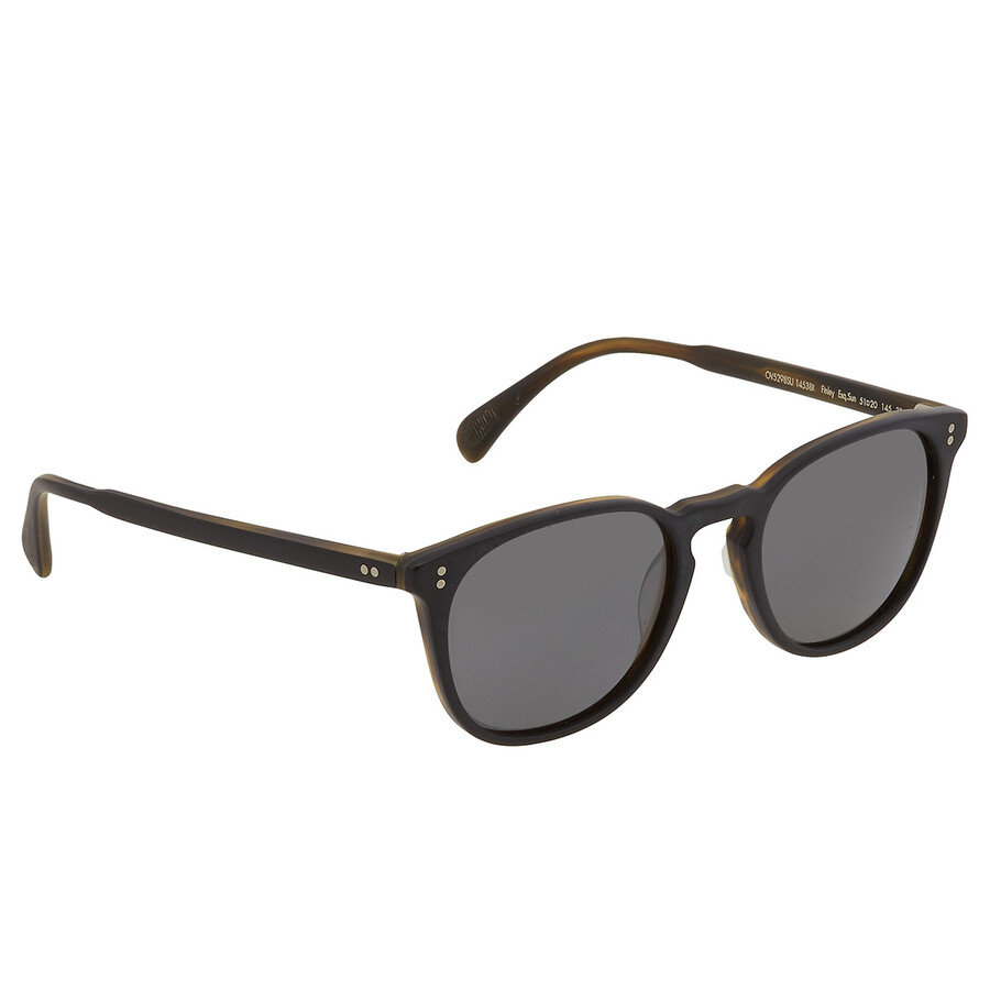Oliver Peoples Finley Esq. Polarized Graphite Oval Unisex Sunglasses OV5298SU 14538K 51 ...