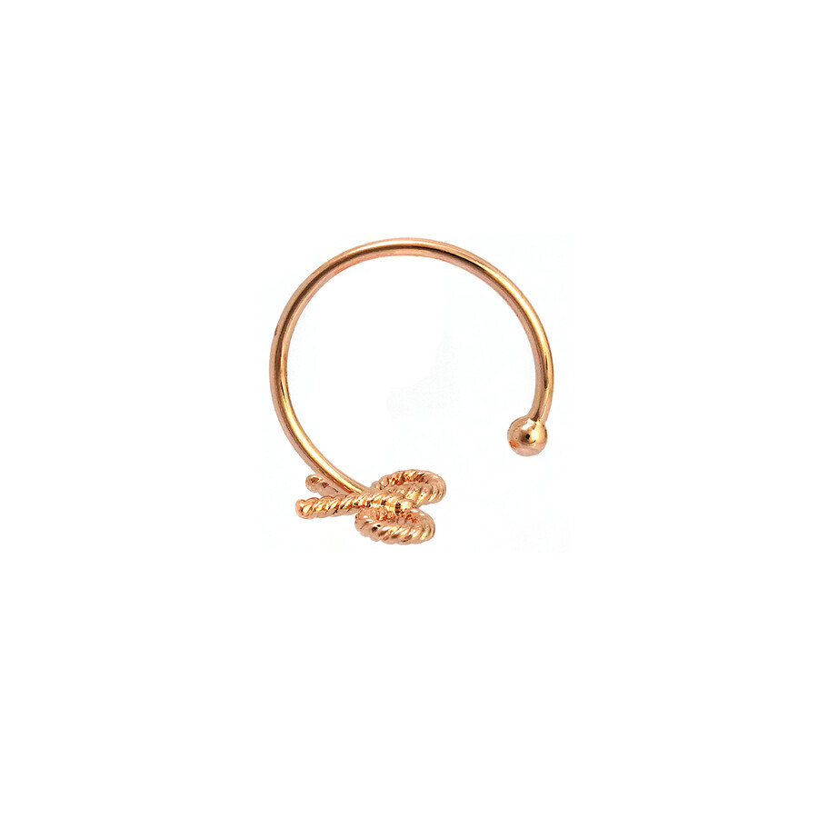 Olivia Burton Ladies Vintage Bow Rose Gold Plated Ring OBJ16VBR02 ...