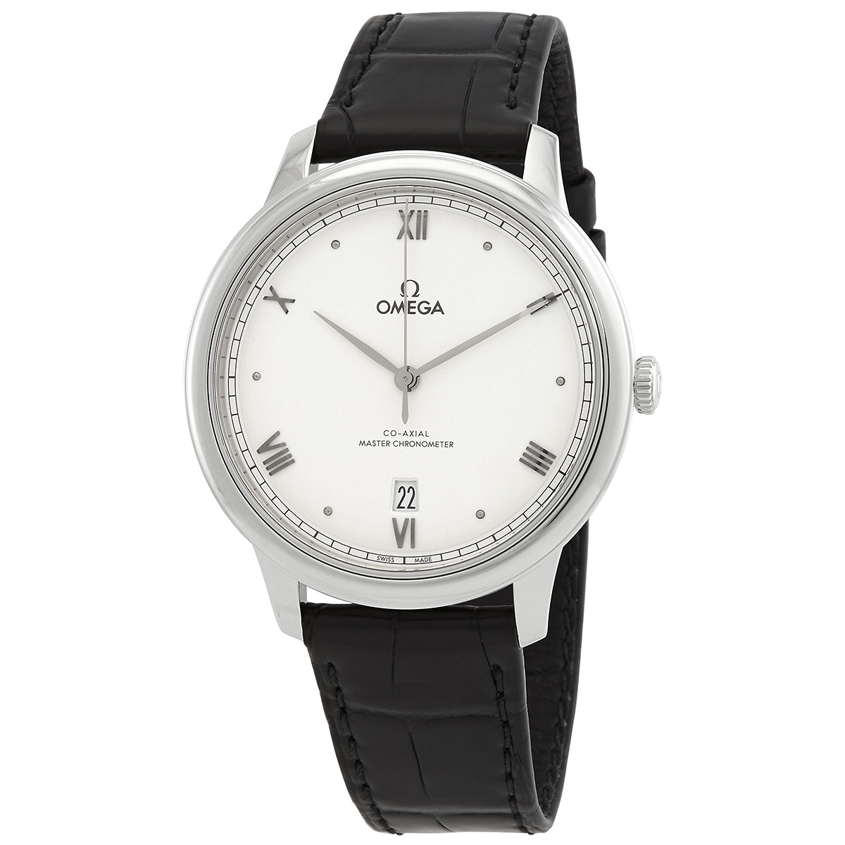 Omega De Ville Prestige Automatic Chronometer Silver Dial Men's Watch ...