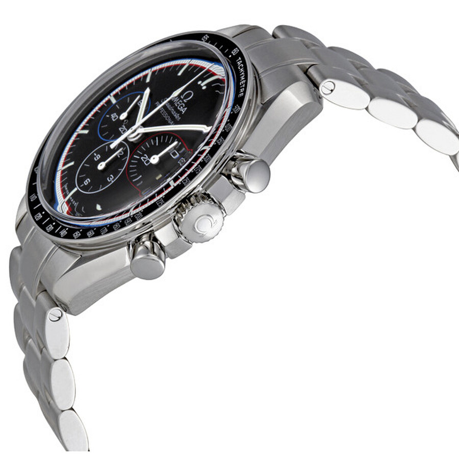 Omega Speedmaster Apollo 15 Chronograph Black Dial Stainless Steel Men ...