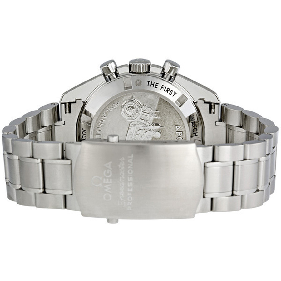 Omega Speedmaster Apollo 15 Chronograph Black Dial Stainless Steel Men ...