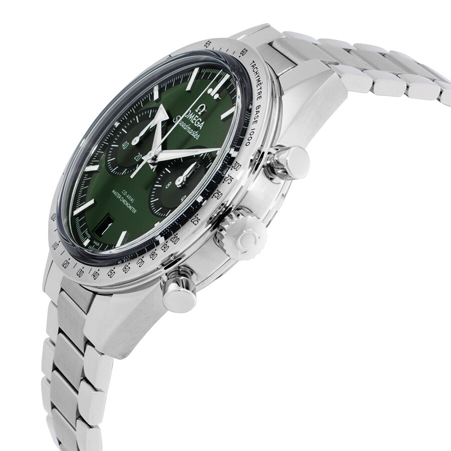 Omega Speedmaster Chronograph Hand Wind Green Dial Men's Watch 332.10 ...