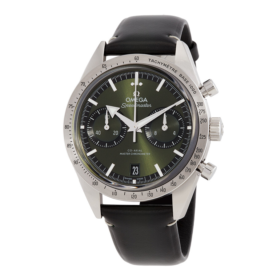 Omega Speedmaster Chronograph Hand Wind Green Dial Men's Watch 332.12 ...