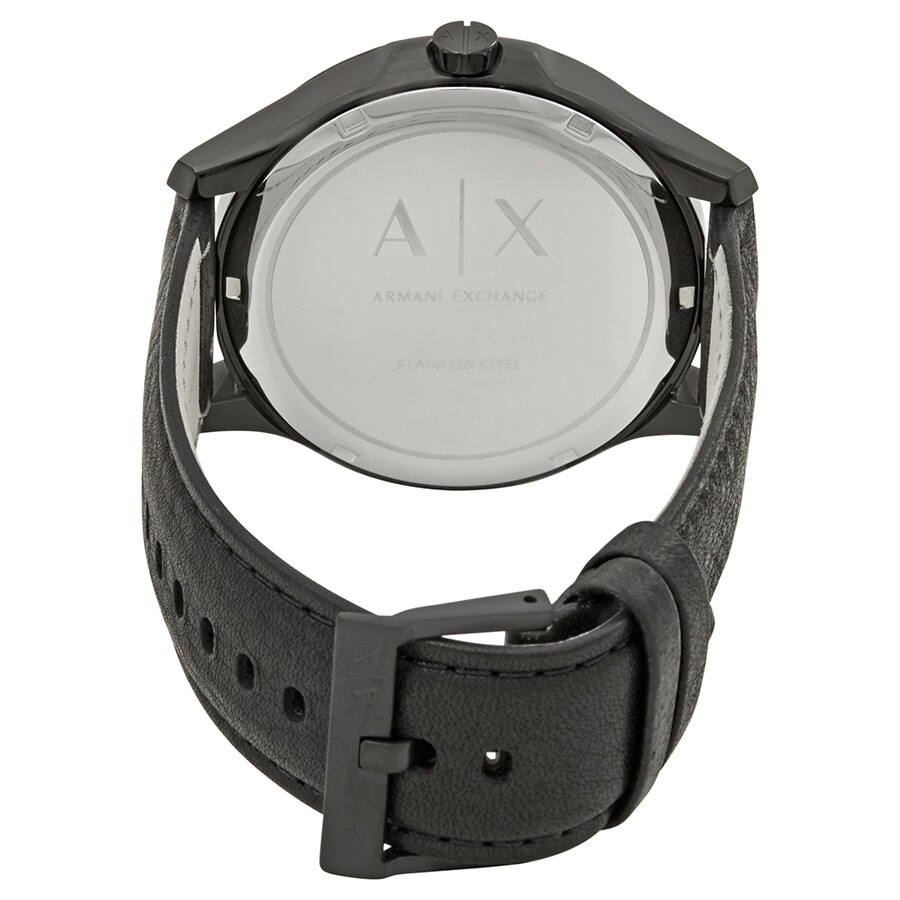 Armani Exchange Open Box - Armani Exchange Hampton Black Dial Men's ...