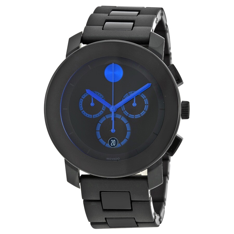 Movado Open Box - Movado Bold Black Dial TR90 Men's Watch 3600101 ...