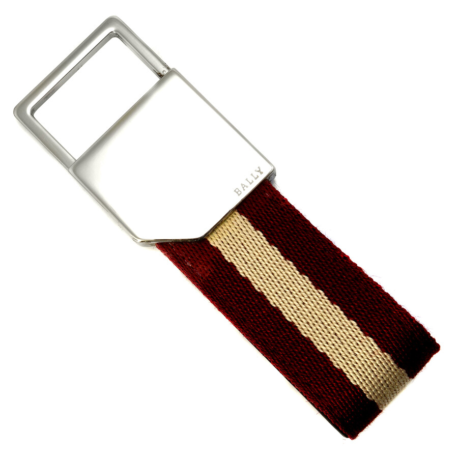 Bally Open Box - Bally Palladium Tancy Key Holder 6221916 - Jomashop