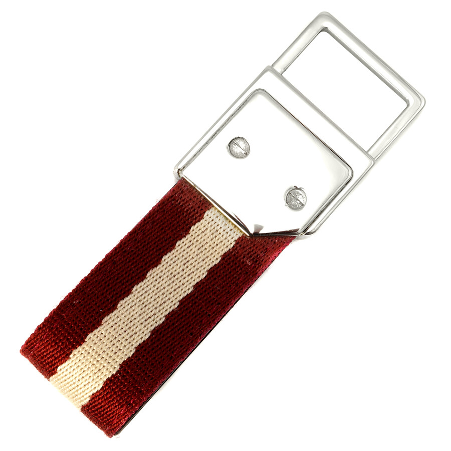 Bally Open Box - Bally Palladium Tancy Key Holder 6221916 - Jomashop