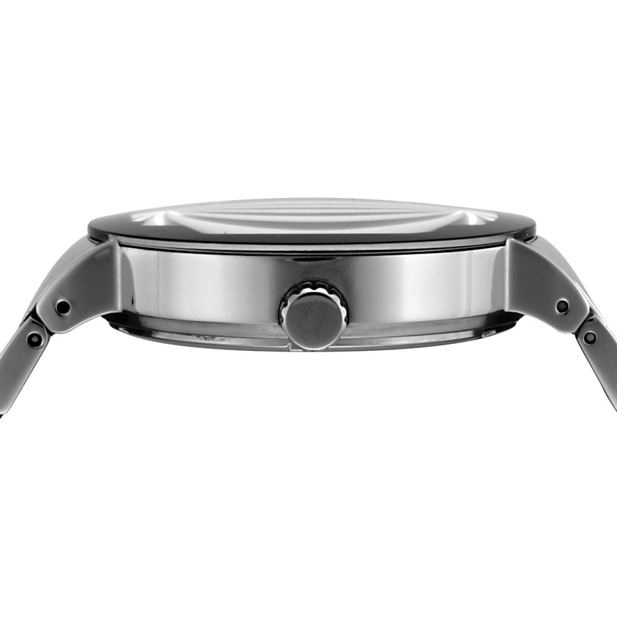 Bulova Open Box - Bulova Bracelet Quartz Black Enamel Dial Men's Watch ...