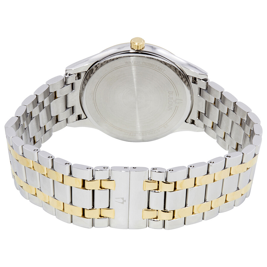 Bulova Open Box - Bulova Diamond Black Dial Men's Watch 98D130 ...