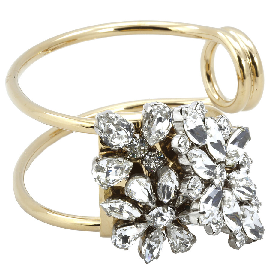 Burberry Open Box - Burberry Crystal Daisy Pin Cuff, Brand Size Medium 4073748 - Jewelry, Ladies ...