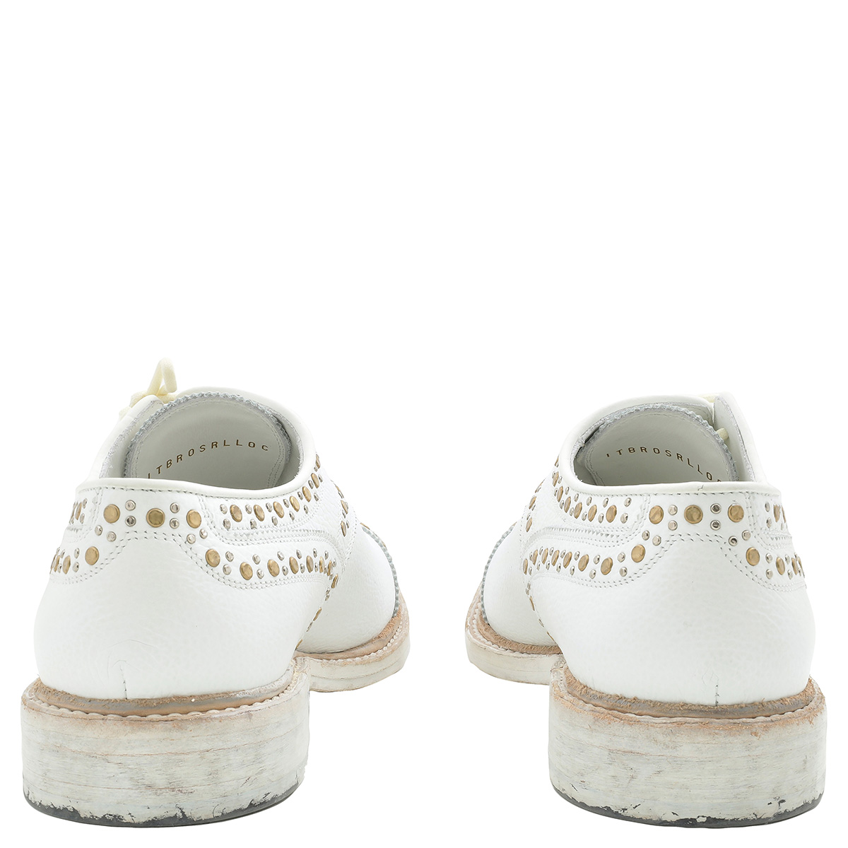 Burberry Open Box - Burberry Ladies Rayford Studded Leather Derby Shoes ...
