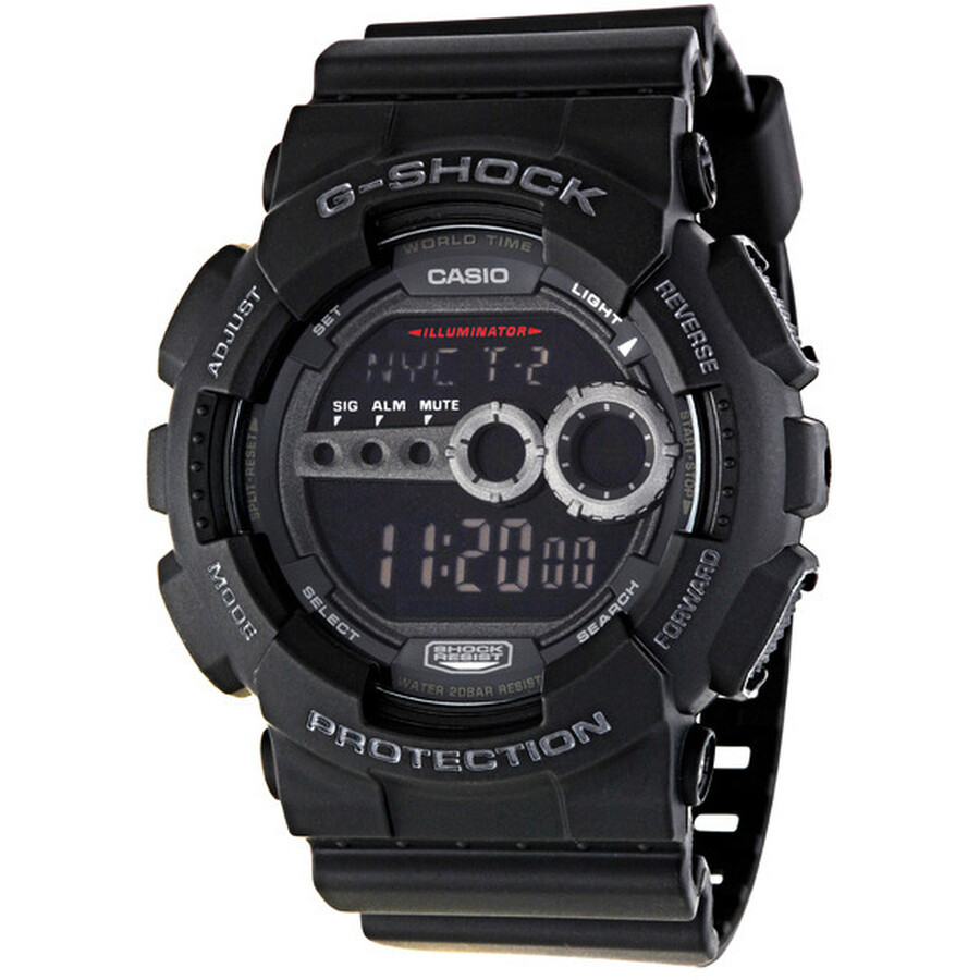 Casio Open Box - Casio G-Shock Quartz Digital Black Dial Watch BGD100 ...