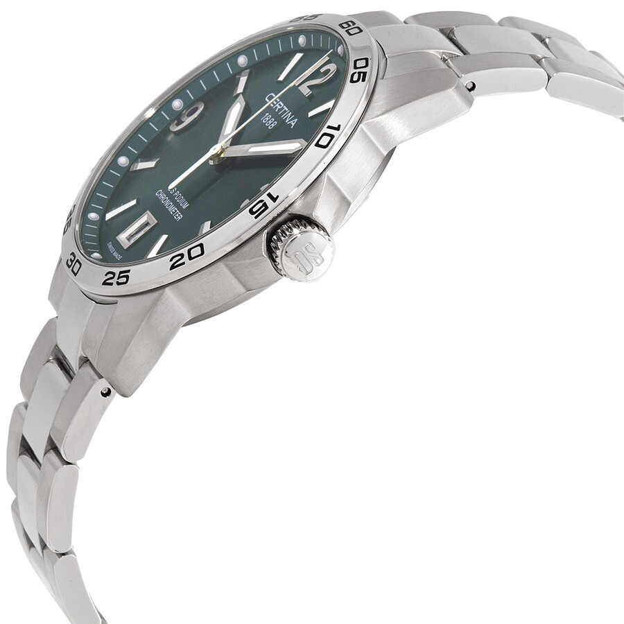 Certina Open Box - Certina DS Podium Quartz Green Dial Men's Watch C0344511109700 - Watches, DS ...