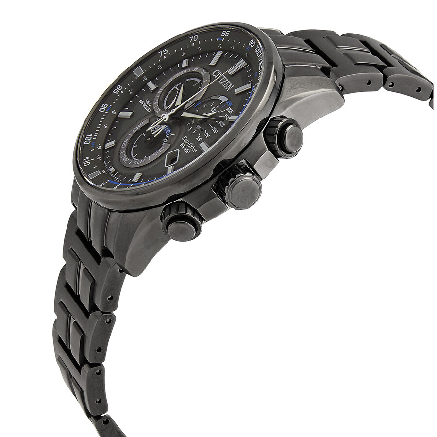 Citizen Open Box - Citizen PCAT Radio Controlled Chronograph Black Dial ...