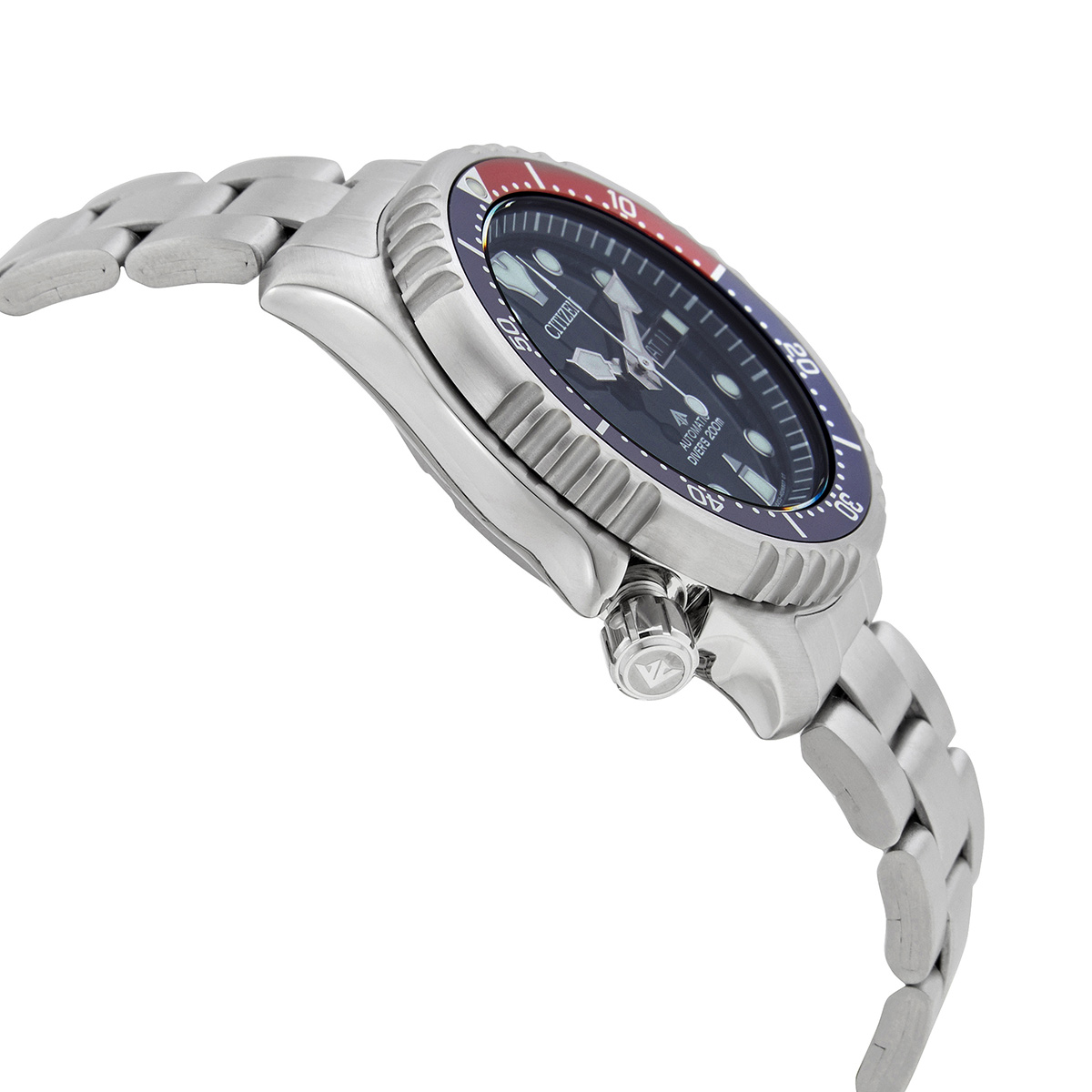 Citizen Open Box - Citizen Promaster Lefty Automatic Blue Dial pepsi ...