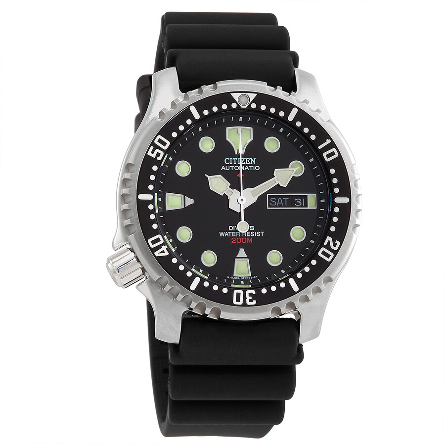 Citizen Open Box - Citizen Promaster Sea Automatic Black Dial Men's ...