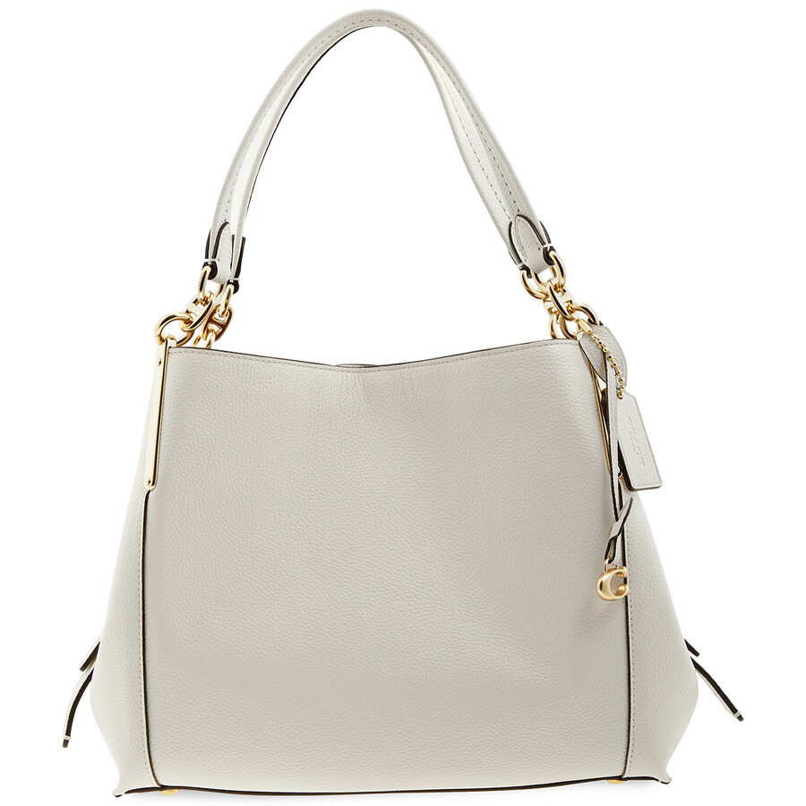 Coach Open Box - Coach White Dalton 28 Shoulder Bag 73546 GD/HA ...