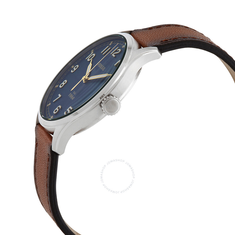 Fossil Open Box - Fossil Dayliner Quartz Blue Dial Men's Watch FS5923 ...