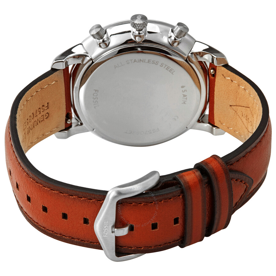 Fossil Open Box - Fossil Neutra Chronograph Quartz Blue Dial Men's ...