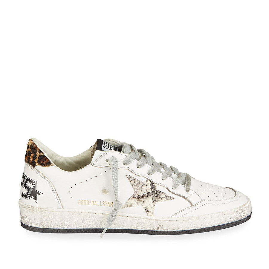 Golden Goose Open Box - Golden Goose Ball Star Snake-Print Sneakers ...