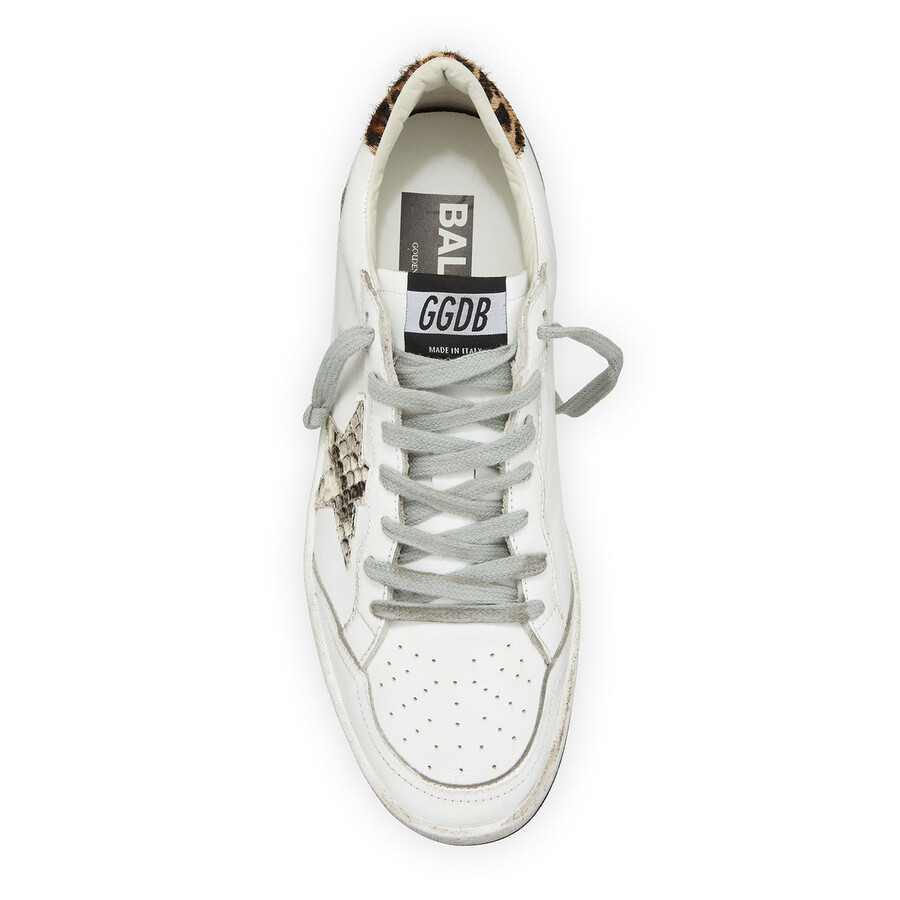 Golden Goose Open Box - Golden Goose Ball Star Snake-Print Sneakers ...