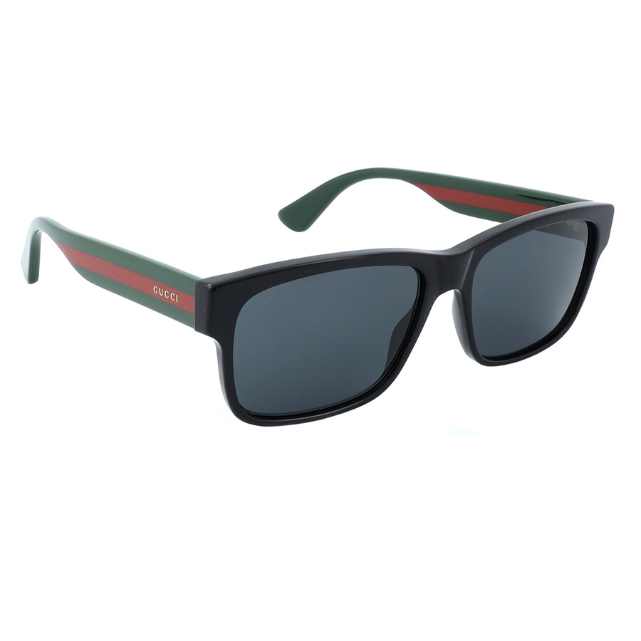 Gucci Open Box - Gucci Grey Square Men's Sunglasses GG0340S 006 58 ...