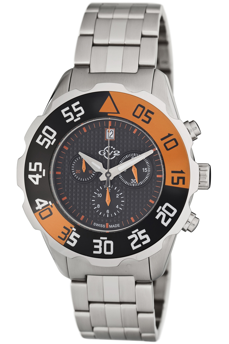 Gv2 By Gevril Open Box - GV2 by Gevril Parachute Black Dial Chronograph ...