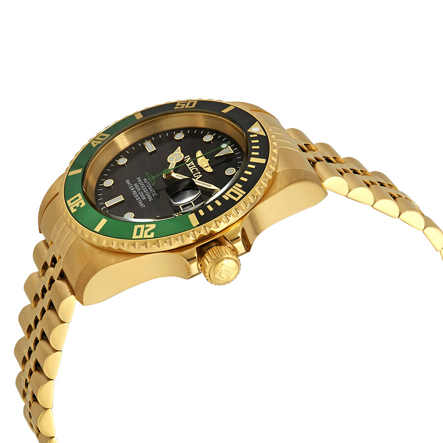 Invicta Open Box - Invicta Pro Diver Automatic Black Dial Sprite Bezel ...