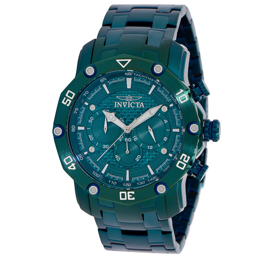 Invicta Open Box - Invicta Pro Diver GMT Chronograph Quartz Green Dial ...