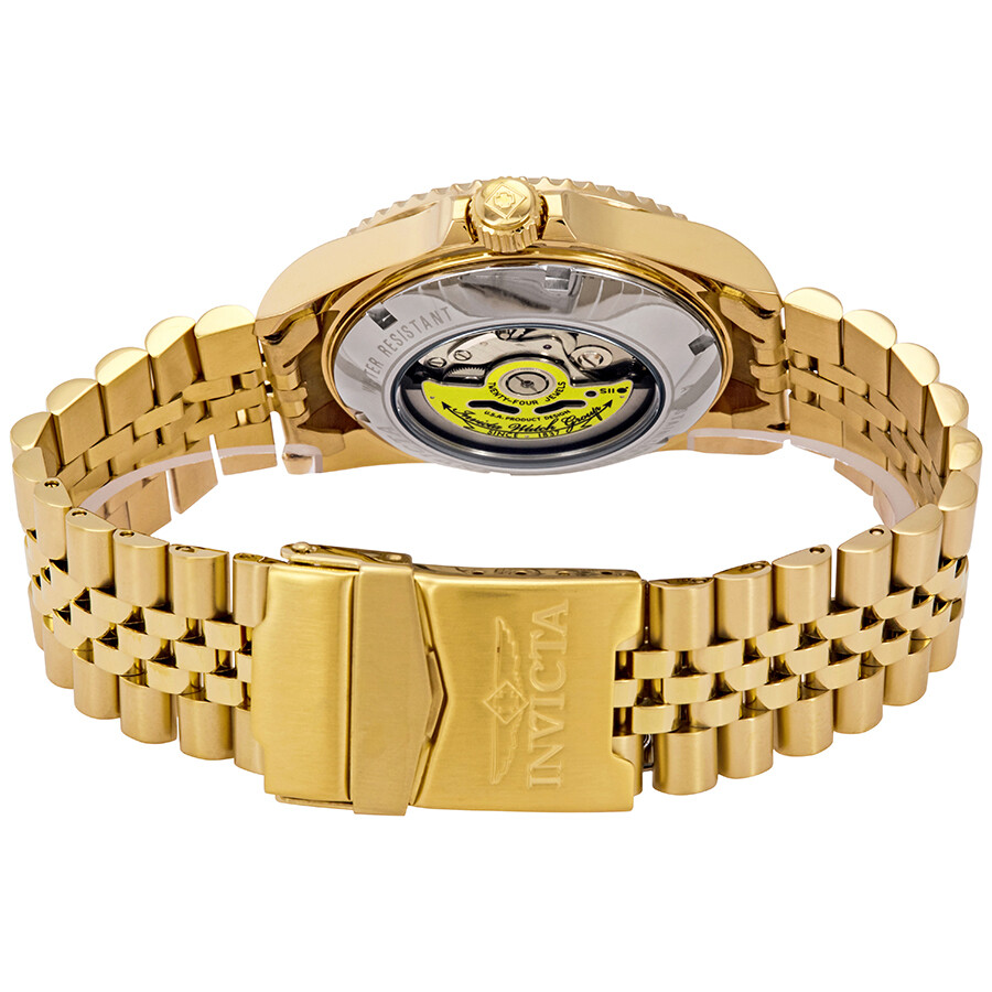 Invicta Open Box - Invicta Pro Diver Pepsi Bezel Automatic Gold Dial ...