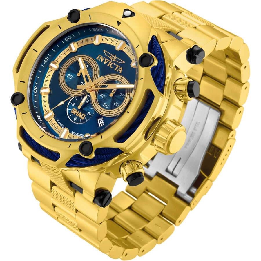 Invicta Open Box - Invicta SHAQ Chronograph Quartz Blue Dial Men's ...