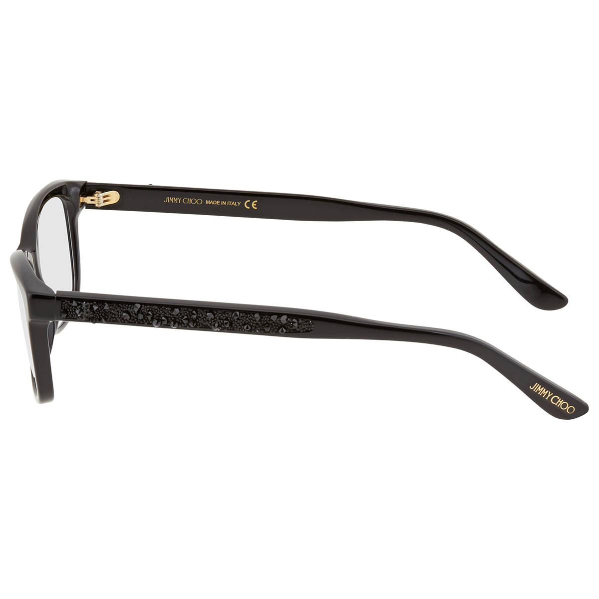 Jimmy Choo Open Box - Jimmy Choo Ladies Black Rectangular Eyeglass ...