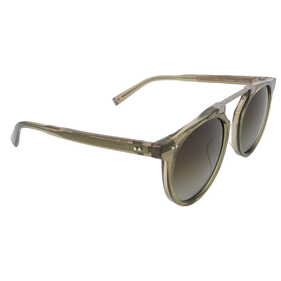 John Varvatos Open Box - John Varvatos Green Round Men's Sunglasses ...