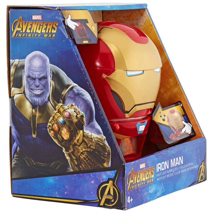 Lego Open Box - Lego Infinity War Iron Man Kids Night Light Alarm Clock ...