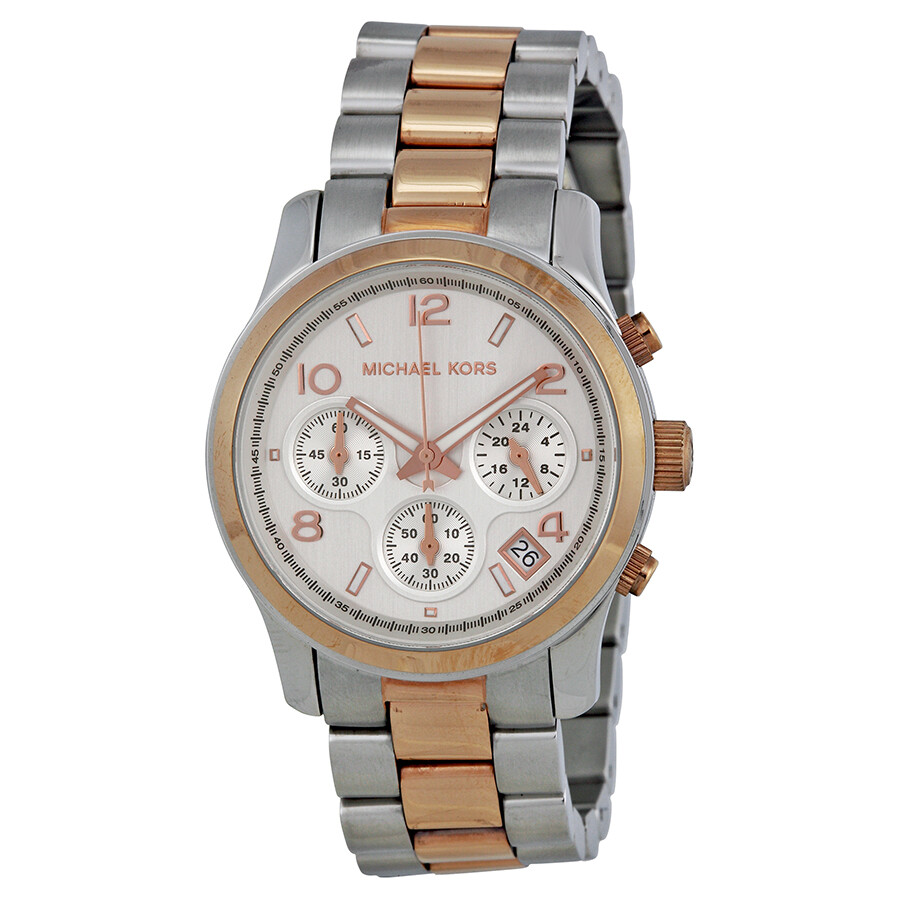 Michael Kors Open Box - Michael Kors Chronograph Bracelet Silver-Tone ...