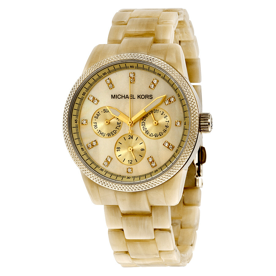 Michael Kors Open Box - Michael Kors Jet Set Horn Ladies Watch MK5039 ...