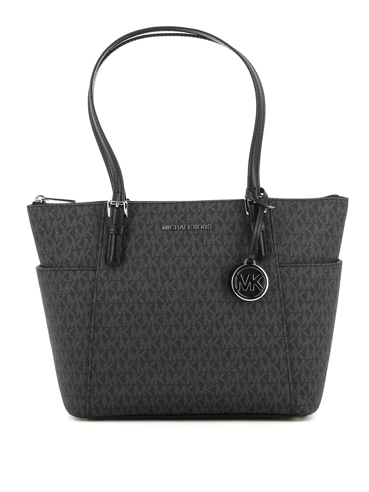 Michael Kors Open Box - Michael Kors Ladies Jet Set Large Logo Top-Zip ...