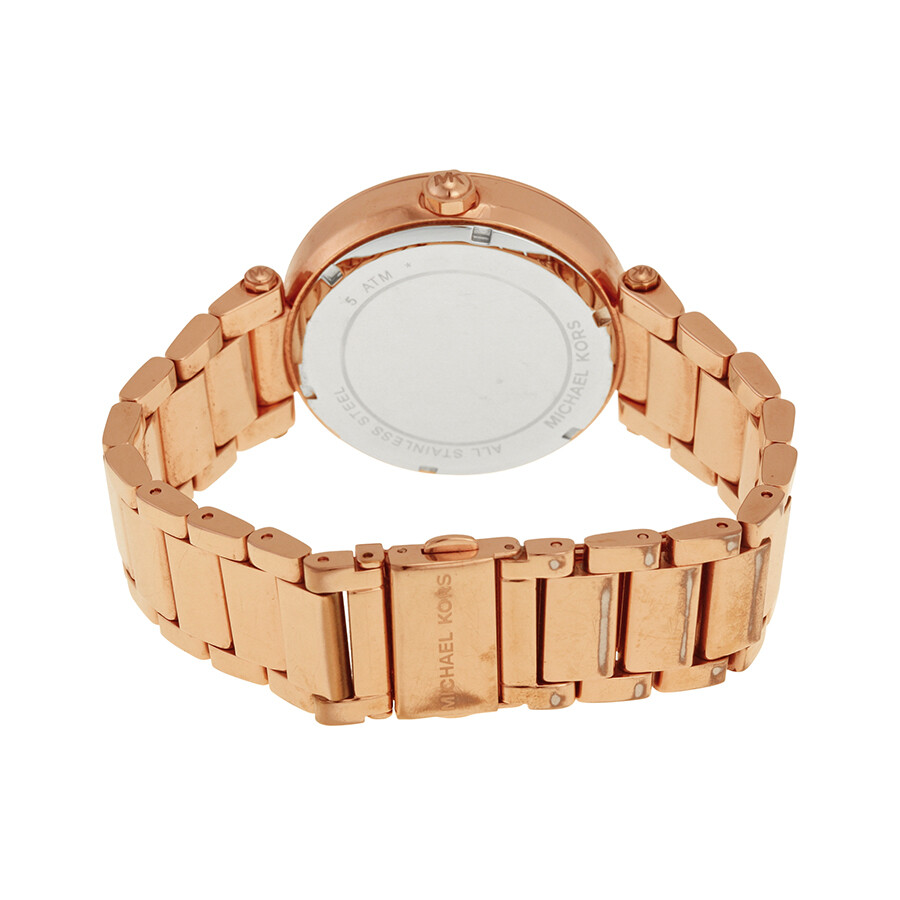 Michael Kors Open Box - Michael Kors Parker Dial Rose Gold-tone Ladies ...