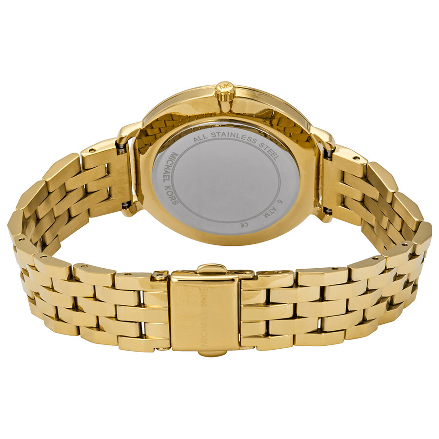 Michael Kors Open Box - Michael Kors Pyper Crystal Yellow Gold-tone ...