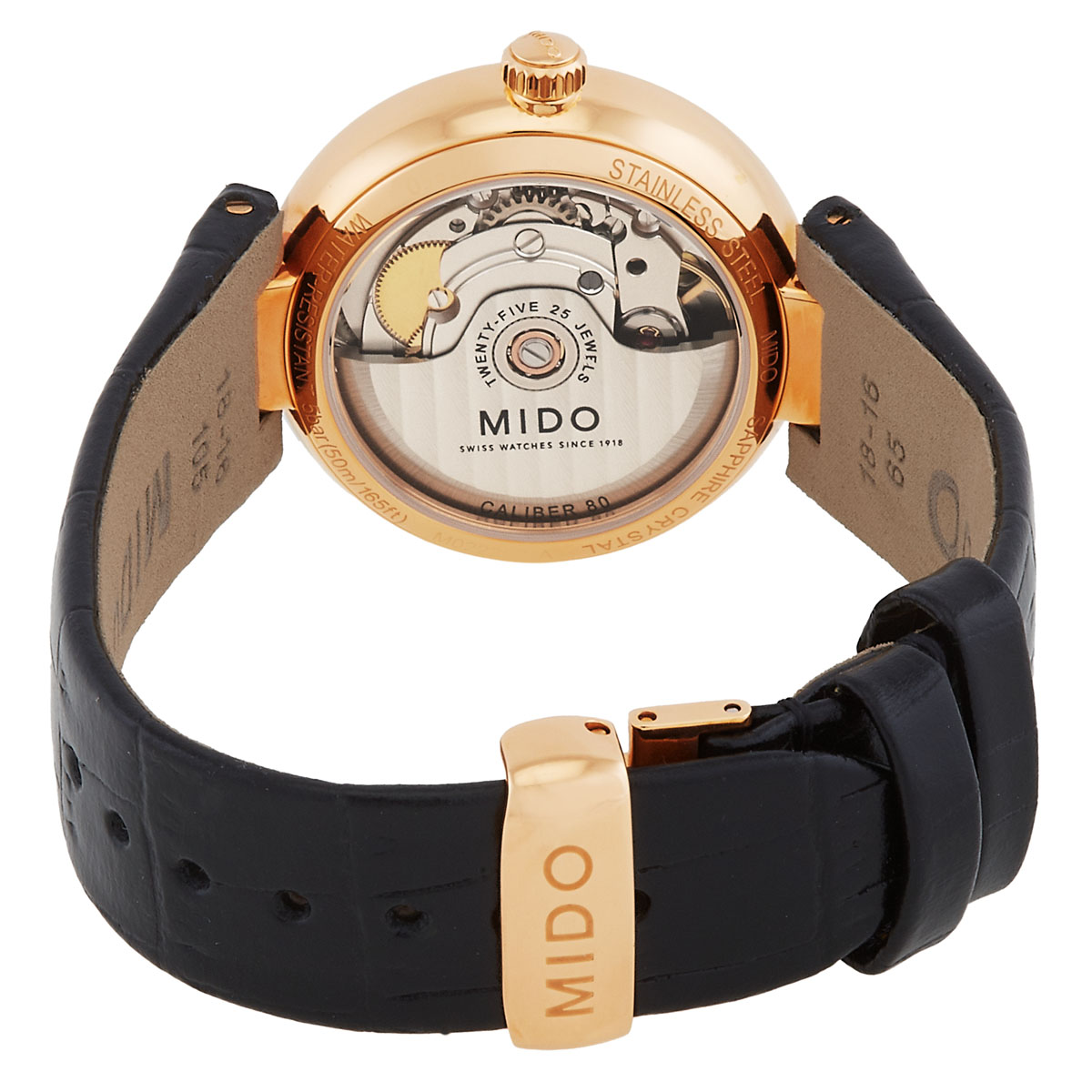 Mido Open Box - Mido Baroncelli Automatic Diamond White Mother of Pearl ...